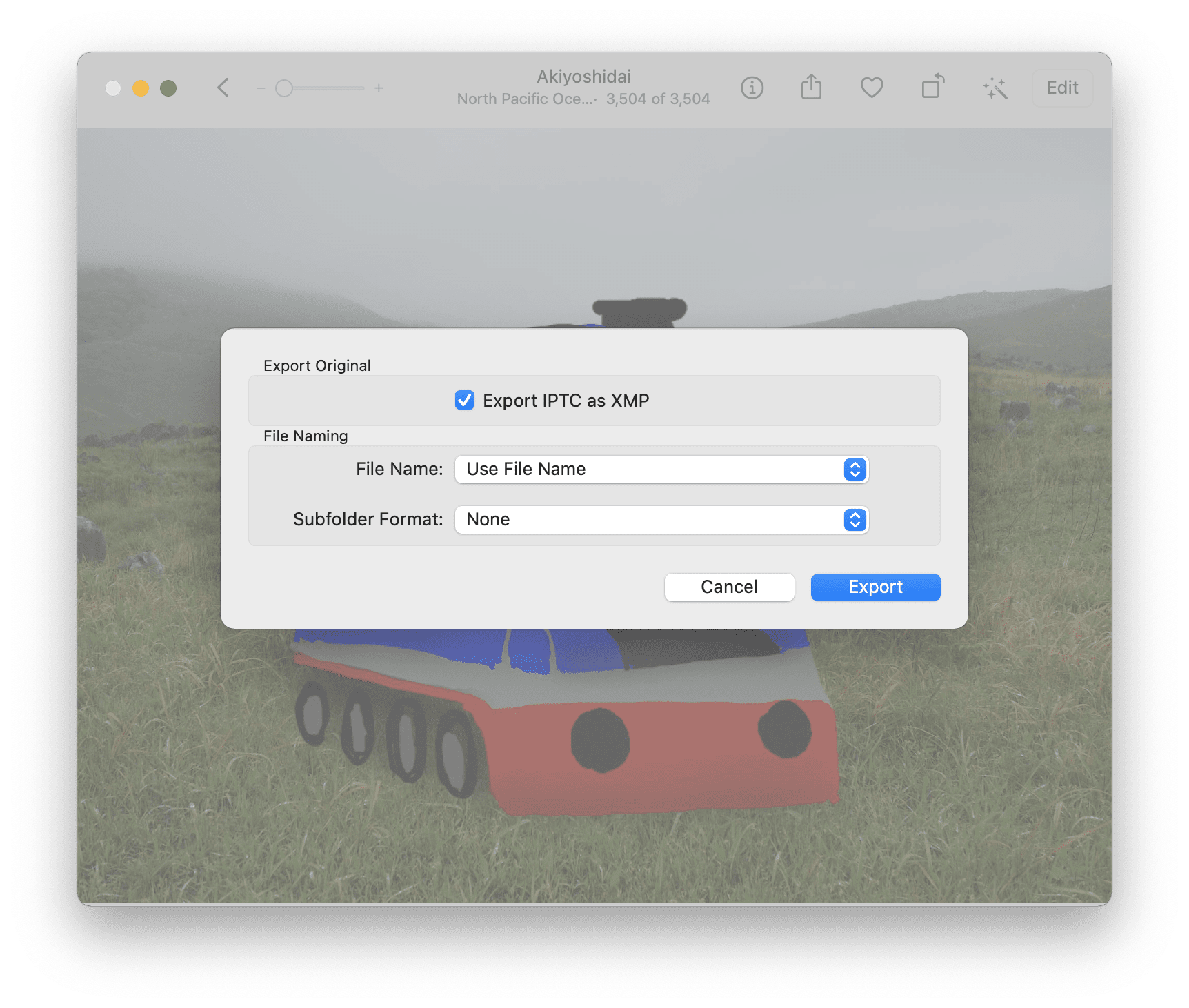Variables in XMP exported from Mac's Phots.app - A Bit Technical